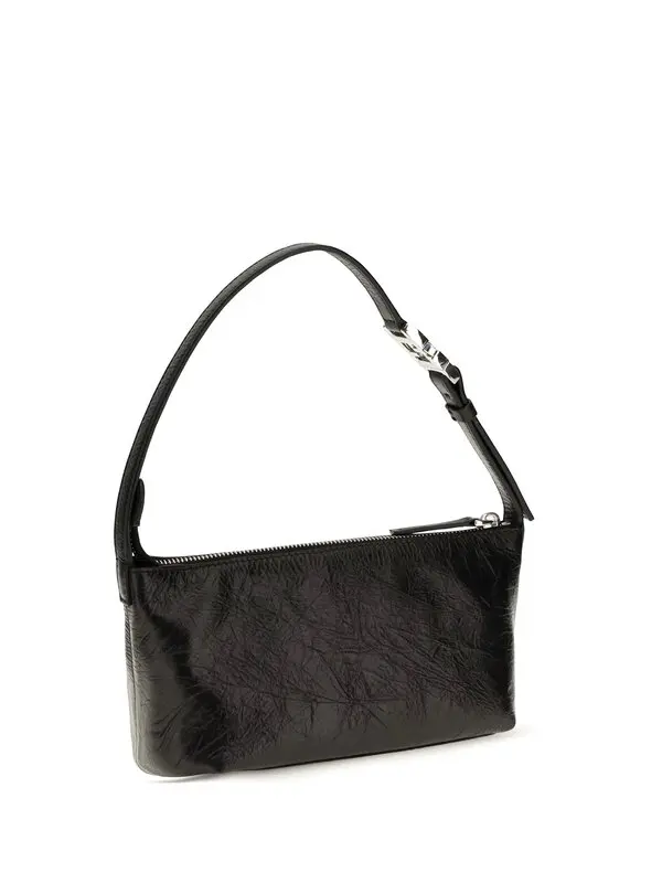 Fendi Small Vanity Leather Pouch - Black