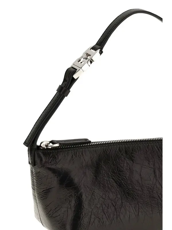 Fendi Small Vanity Leather Pouch - Black