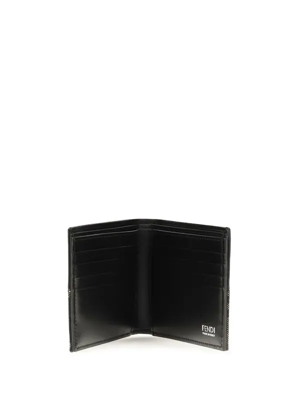 Fendi Ff Jacquard Bifold Wallet