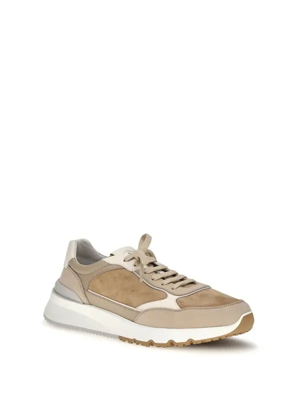 Brunello Cucinelli Leather Lace-up Sneakers