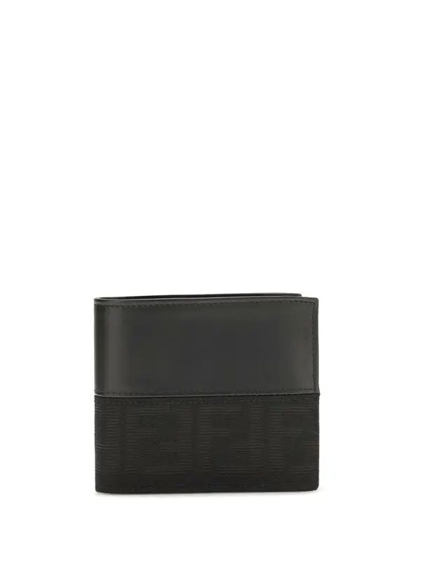 Fendi Ff Jacquard Bifold Wallet
