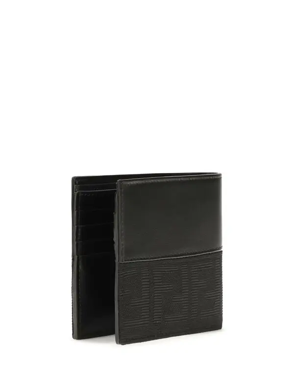 Fendi Ff Jacquard Bifold Wallet