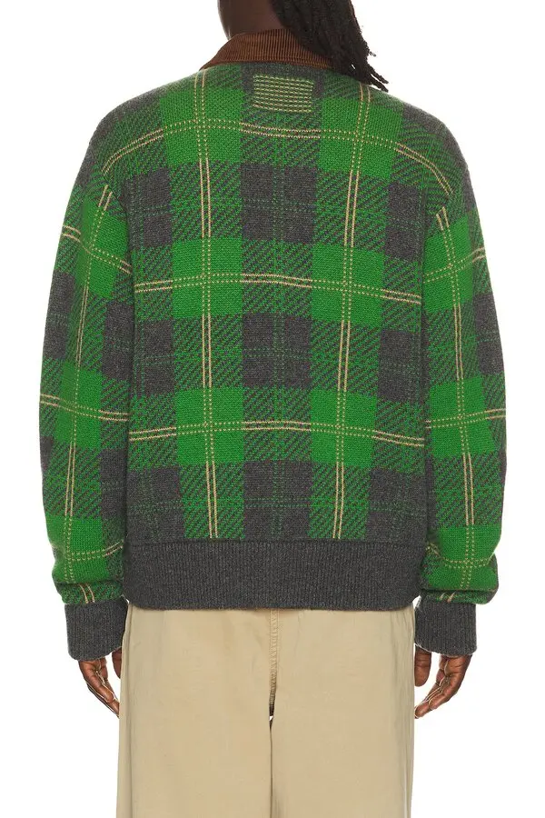 Guest In Residence Tartan Bomber