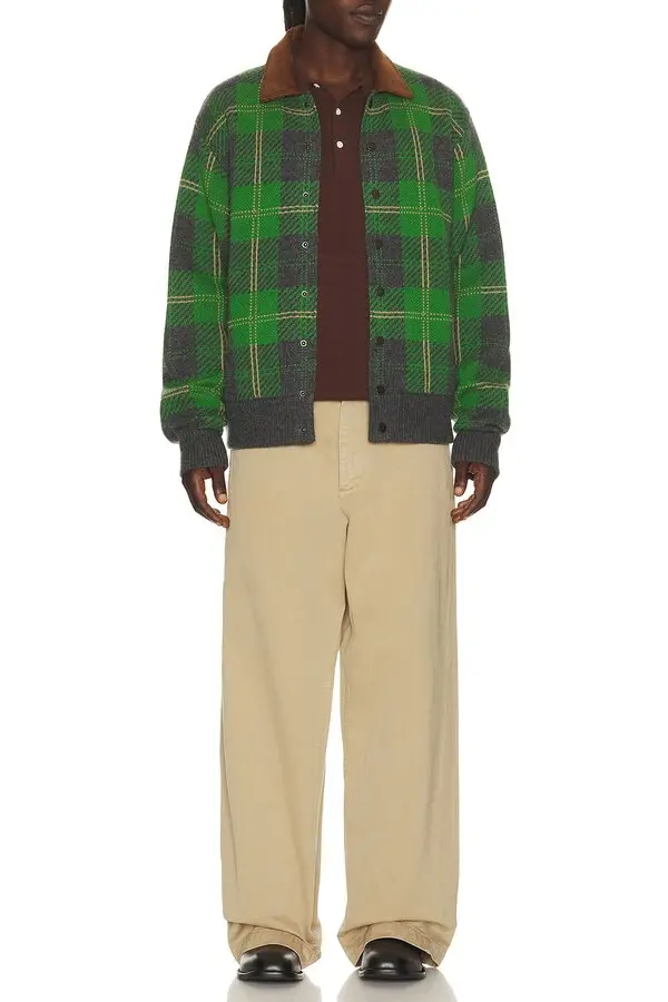 Guest In Residence Tartan Bomber