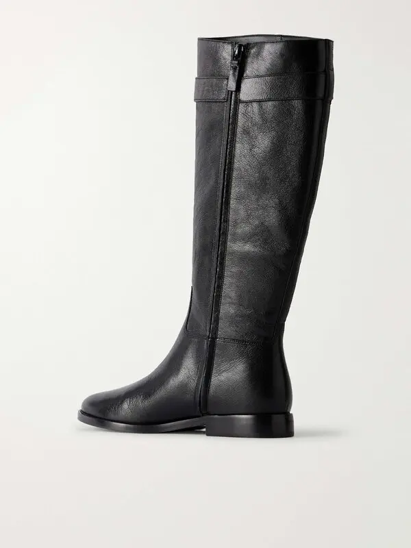 Tory Burch Fellini Leather Knee High Boots