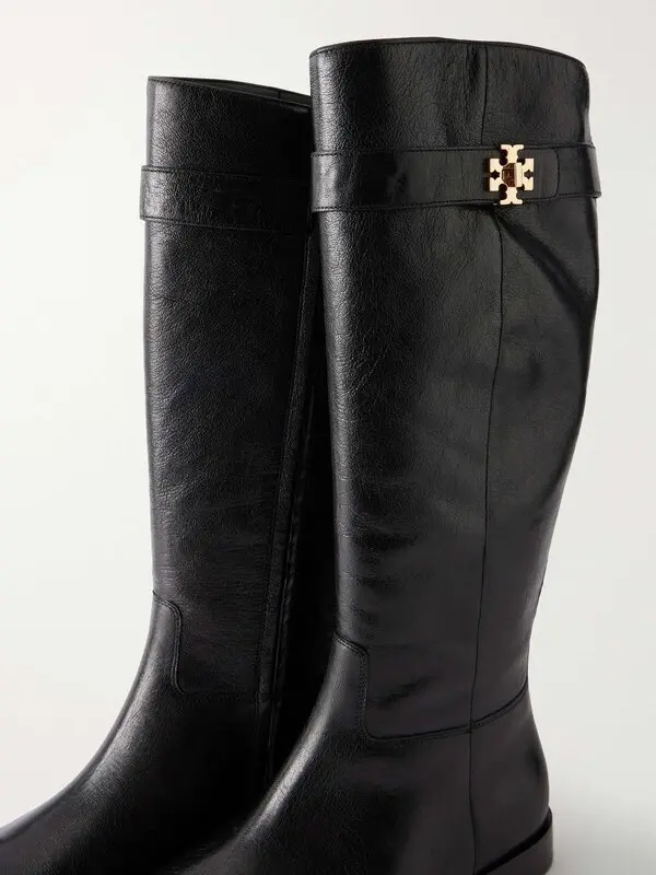 Tory Burch Fellini Leather Knee High Boots