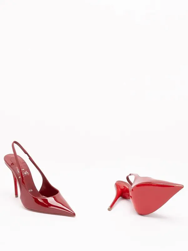 CHRISTIAN LOUBOUTIN Miss Z 100 Slingback Heels - Multicolor