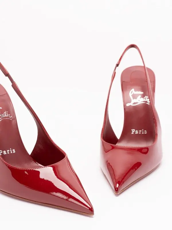 CHRISTIAN LOUBOUTIN Miss Z 100 Slingback Heels - Multicolor