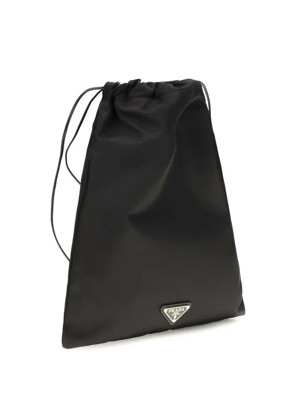 Prada Wish Re-nylon Clutch - Black