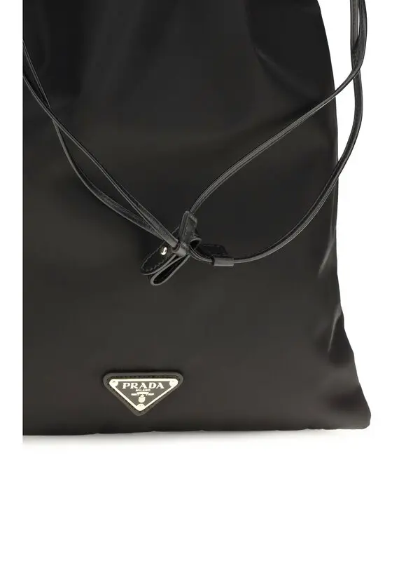 Prada Wish Re-nylon Clutch - Black