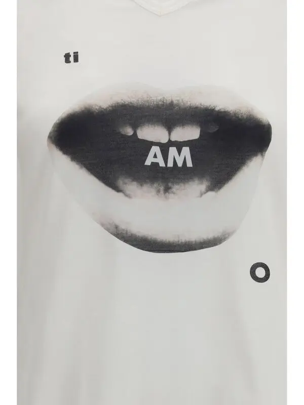 Fendi Ti Amo Print Jersey T-shirt - White