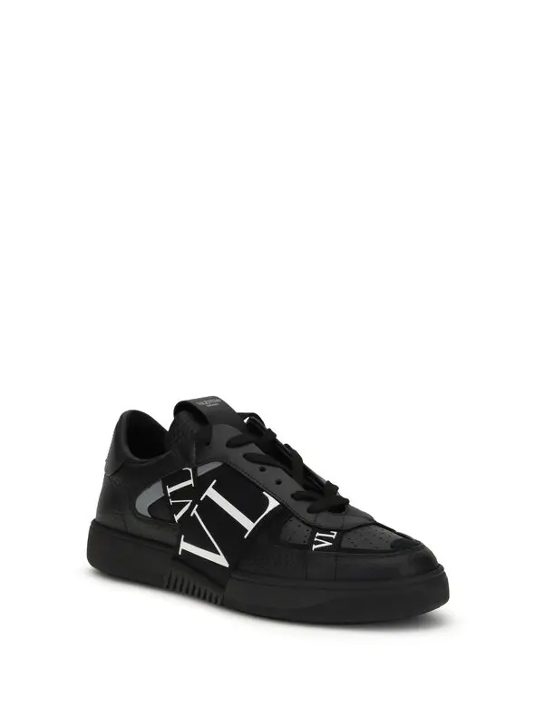 Valentino Garavani Low-top Sneakers With Vltn Logo Bands