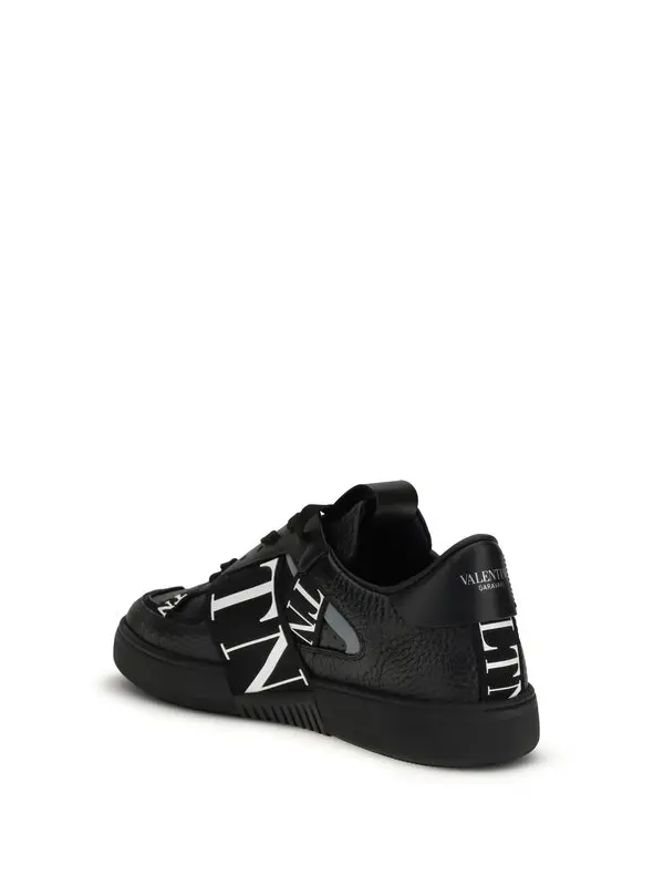 Valentino Garavani Low-top Sneakers With Vltn Logo Bands
