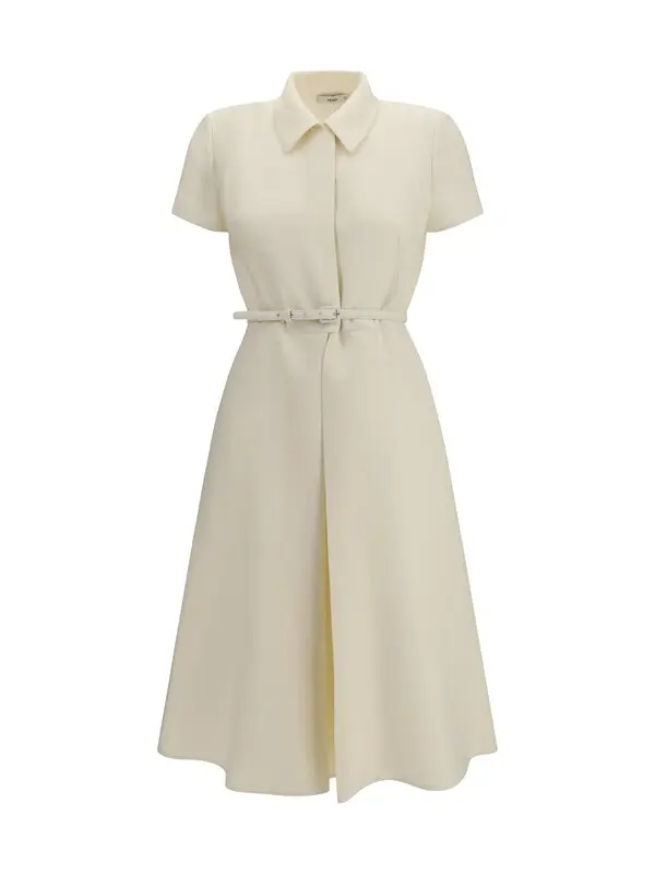 Fendi Wool And Silk Dress - Multicolor