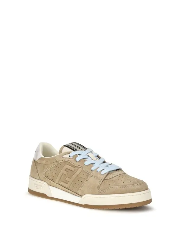 Fendi Match Suede Sneakers
