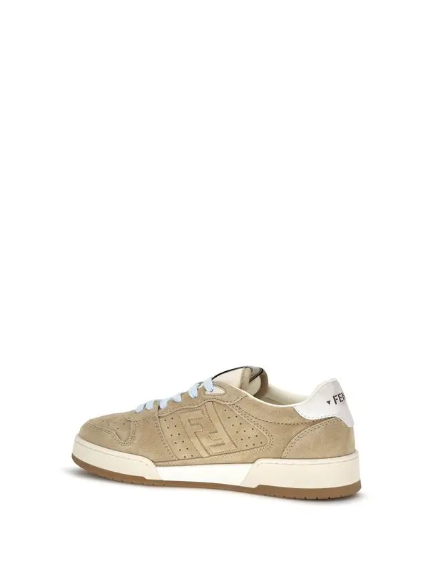 Fendi Match Suede Sneakers