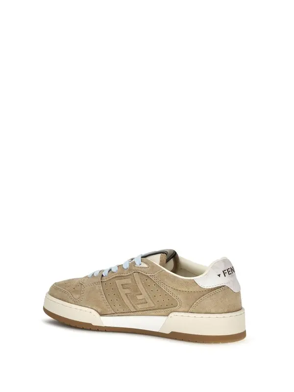 Fendi Match Suede Sneakers