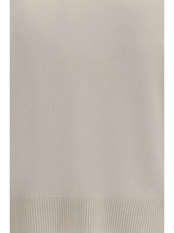 Brunello Cucinelli Cashmere Crewneck Sweater - White