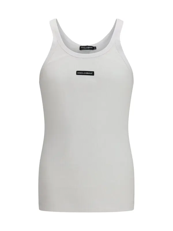 Dolce & Gabbana Cotton Printed Tank Top