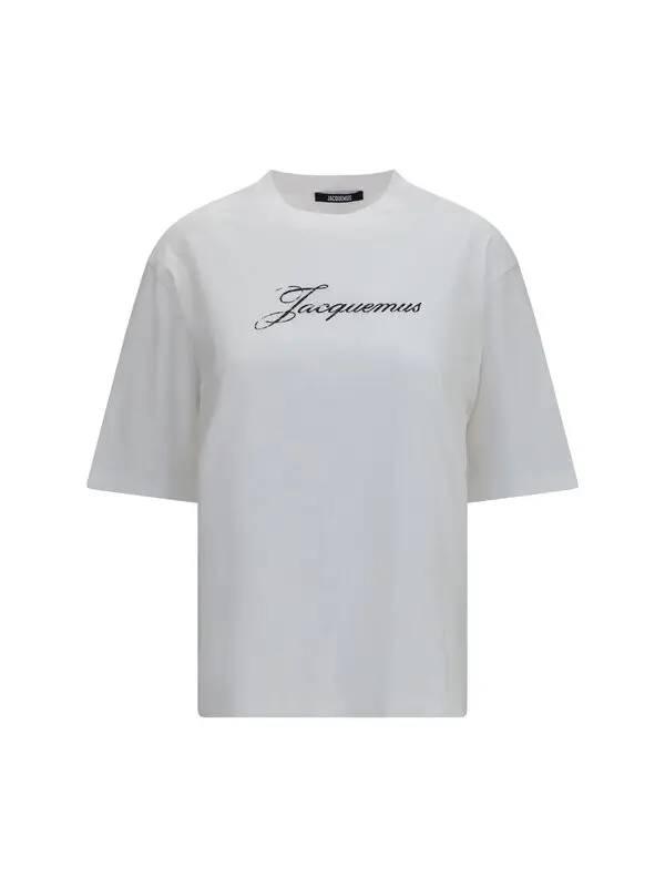 Jacquemus Cotton Logo T-shirt - White