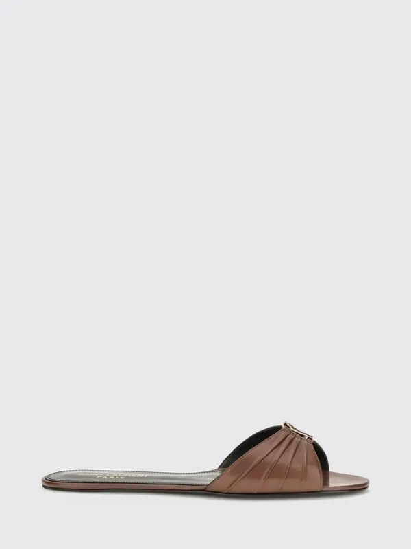 Saint Laurent Heeled Sandal - Brown