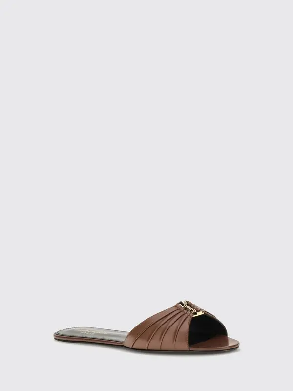 Saint Laurent Heeled Sandal - Brown