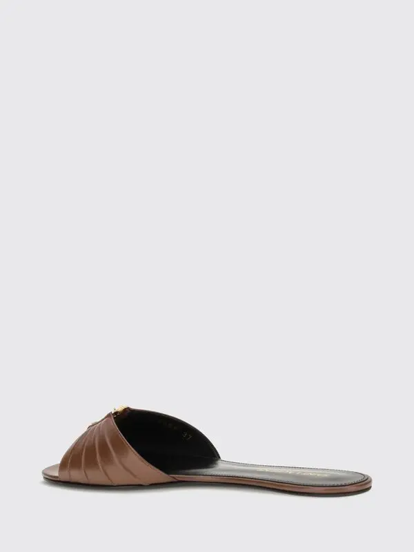 Saint Laurent Heeled Sandal - Brown