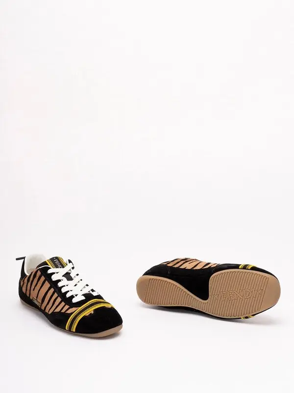 Fendi Tiger Print Sneakers