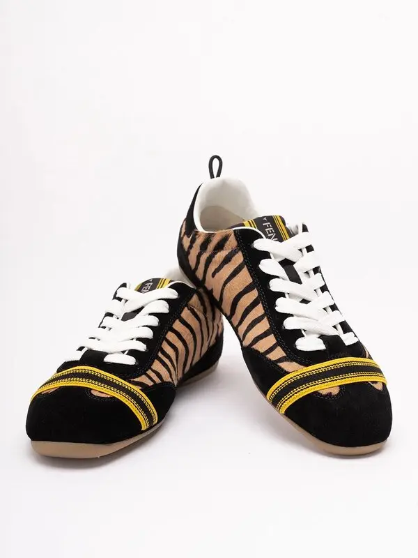 Fendi Tiger Print Sneakers