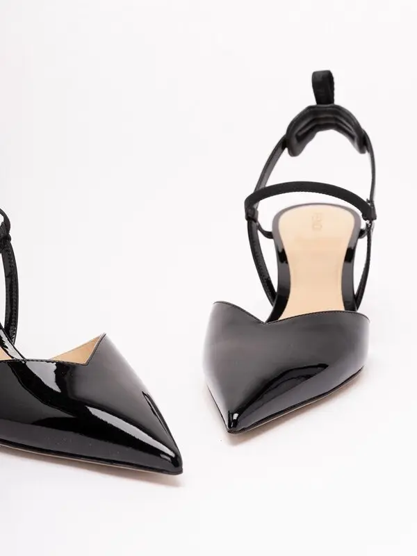 Fendi Colibri Lite Slingback Pumps - Multicolor