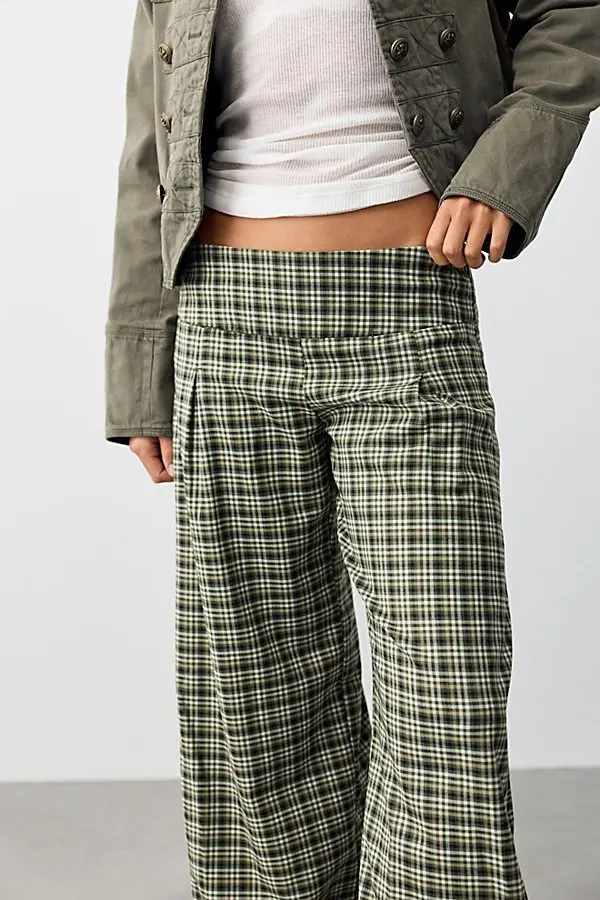 Free People Lizzy Low-rise Balloon Pants - Army Combo