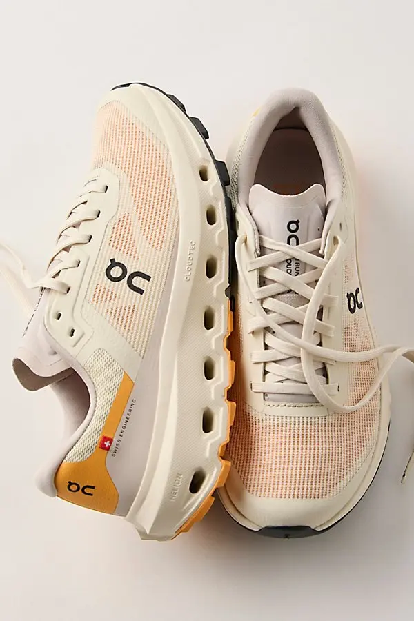 On Cloudvista 3 Trail Running Sneakers - Grain/saffron