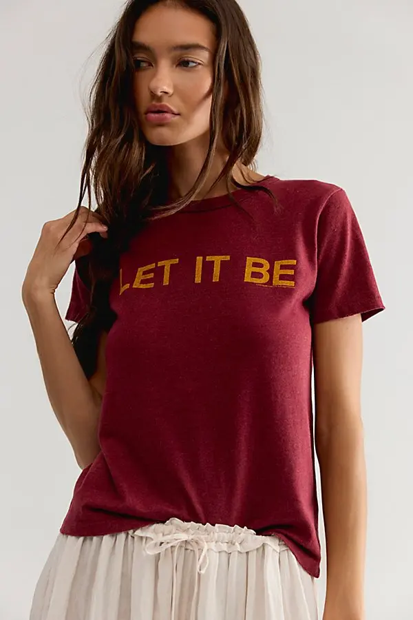 Junk Food Clothing Let It Be Tee