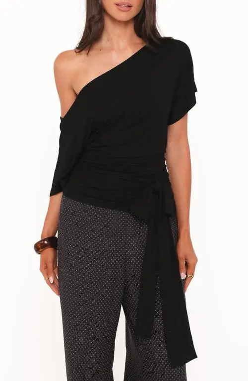 PETAL & PUP Clarke Off The Shoulder Tied Top