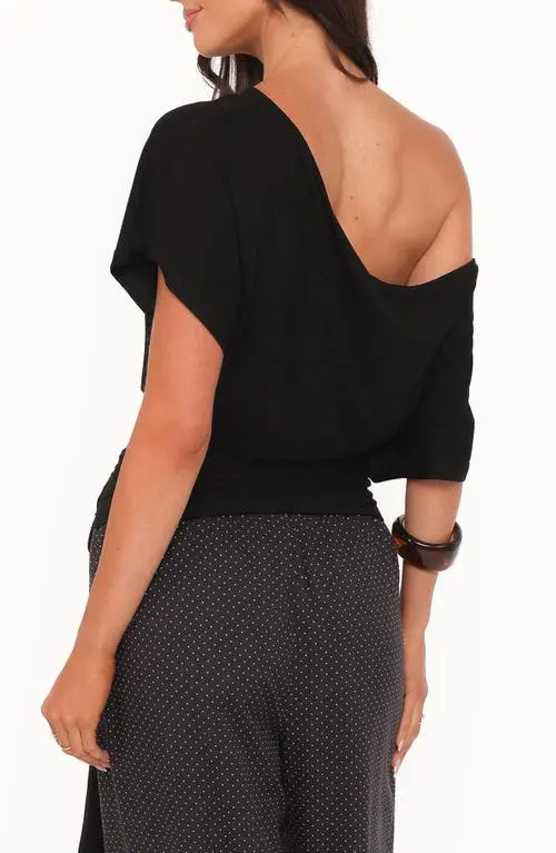 PETAL & PUP Clarke Off The Shoulder Tied Top