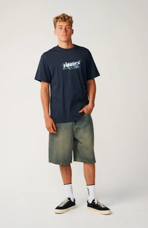 Rip Curl Archive Mash Up Cotton Graphic T-shirt