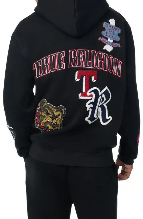 True Religion Logo Patch Hoodie