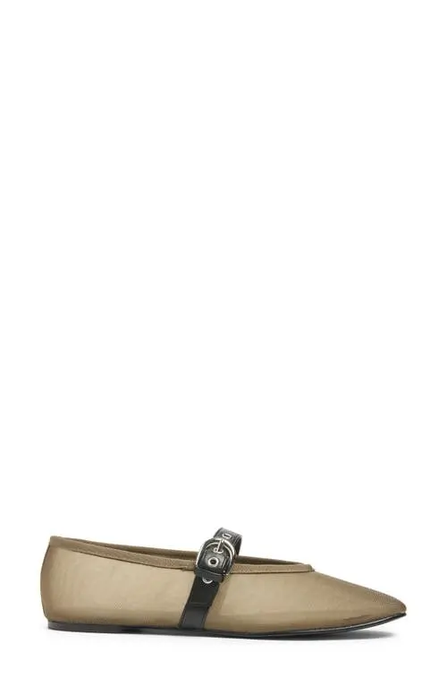 OPEN EDIT Esme Mary Jane Flat - Olive Shadow