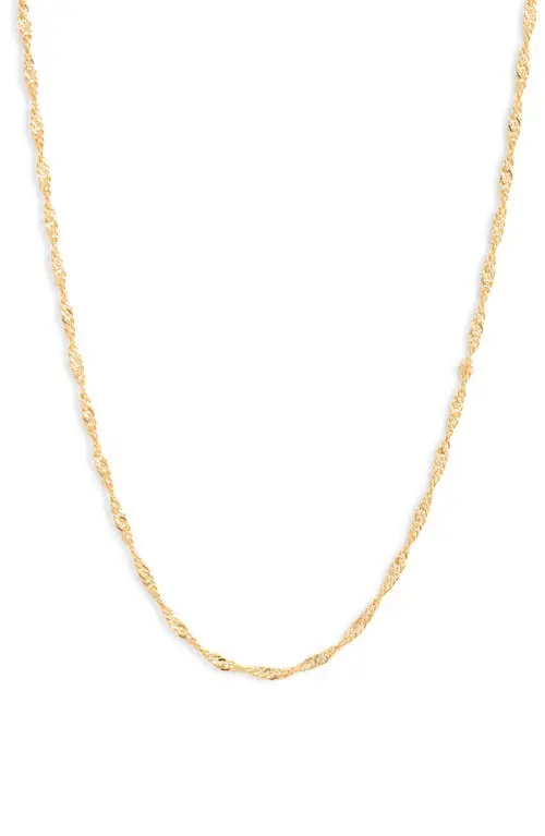 Nordstrom Rope Chain Necklace - Gold