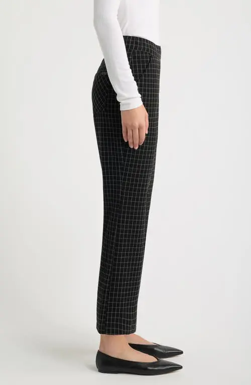 Hue Windowpane Kick Flare Pants