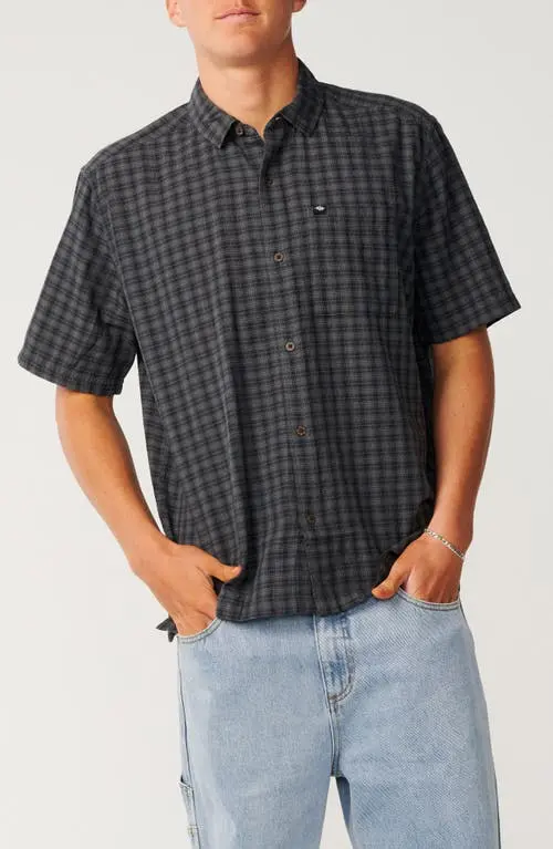 Rip Curl Classic Surf Check Short Sleeve Cotton Button-up Shirt