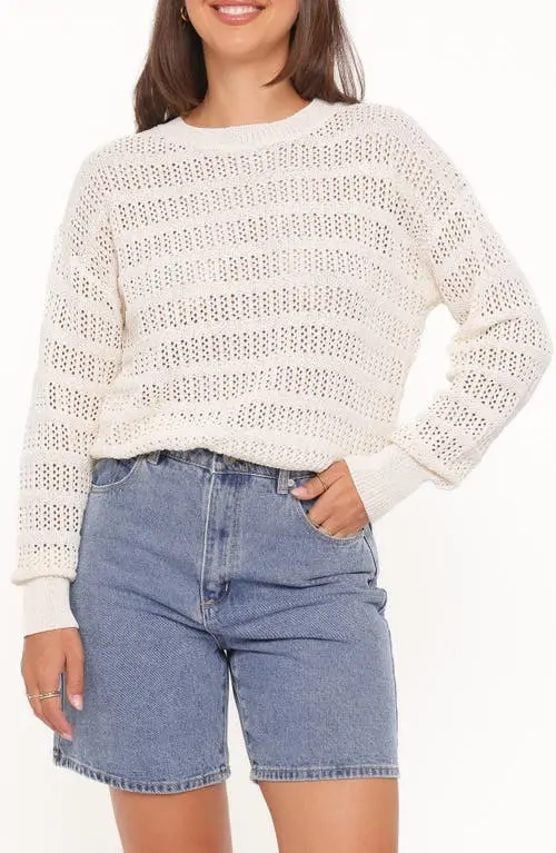 PETAL & PUP Flavia Open Stitch Sweater