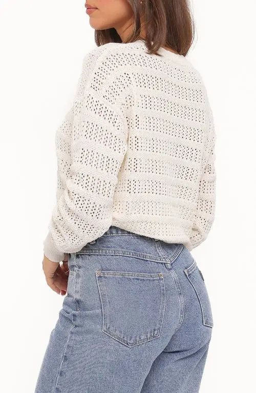 PETAL & PUP Flavia Open Stitch Sweater