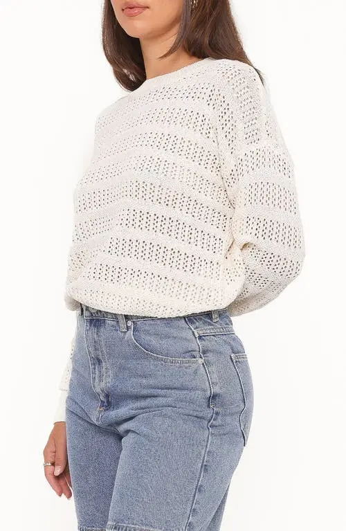 PETAL & PUP Flavia Open Stitch Sweater