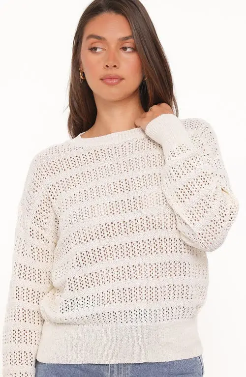 PETAL & PUP Flavia Open Stitch Sweater