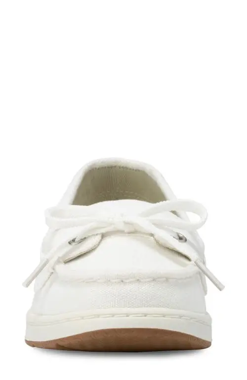 Eastland Sunset Boat Shoe - White