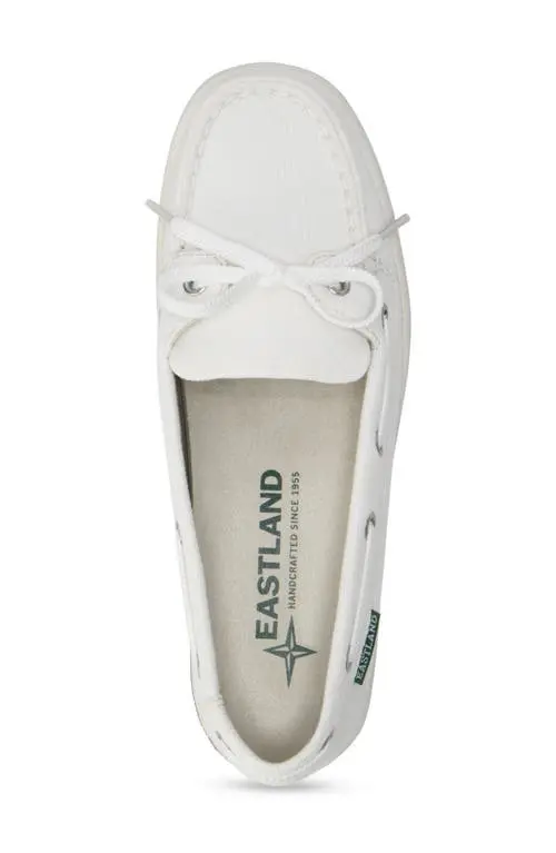 Eastland Sunset Boat Shoe - White