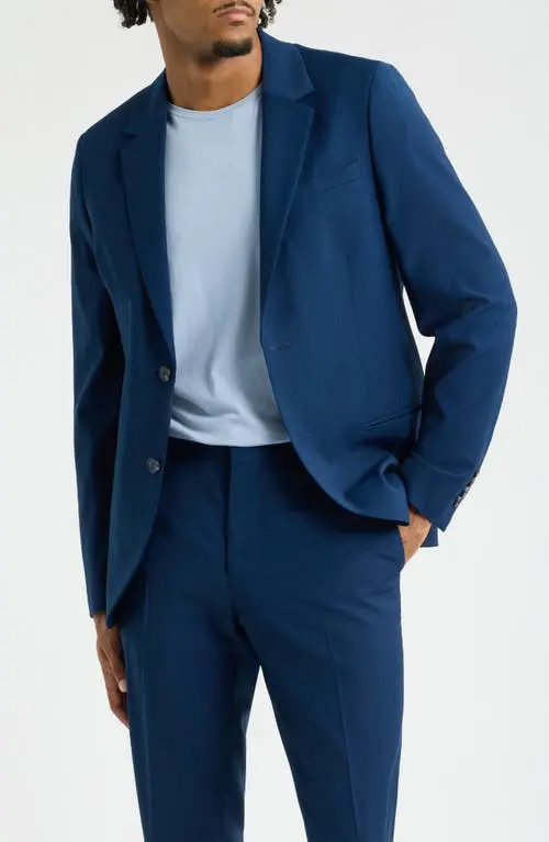OPEN EDIT Wool Blend Sport Coat - Navy Pageant