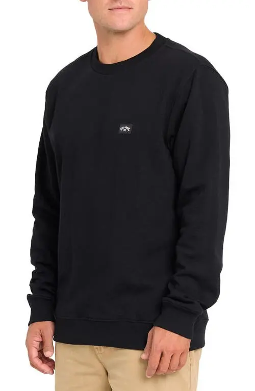BILLABONG All Day Crewneck Sweatshirt - Black