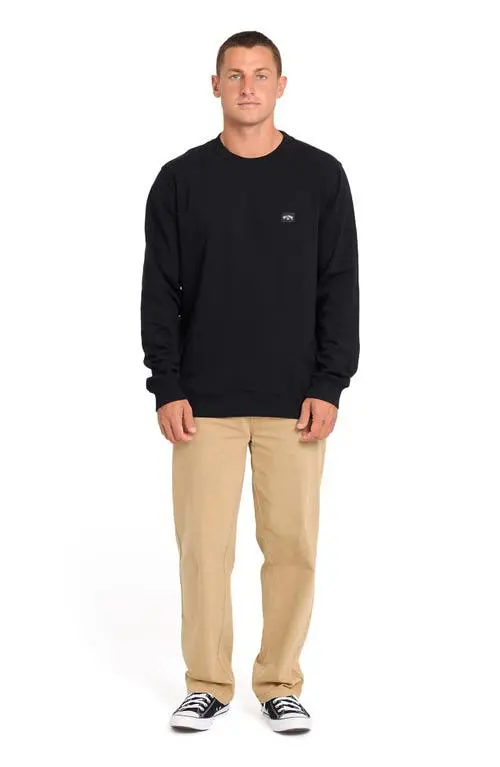 BILLABONG All Day Crewneck Sweatshirt - Black